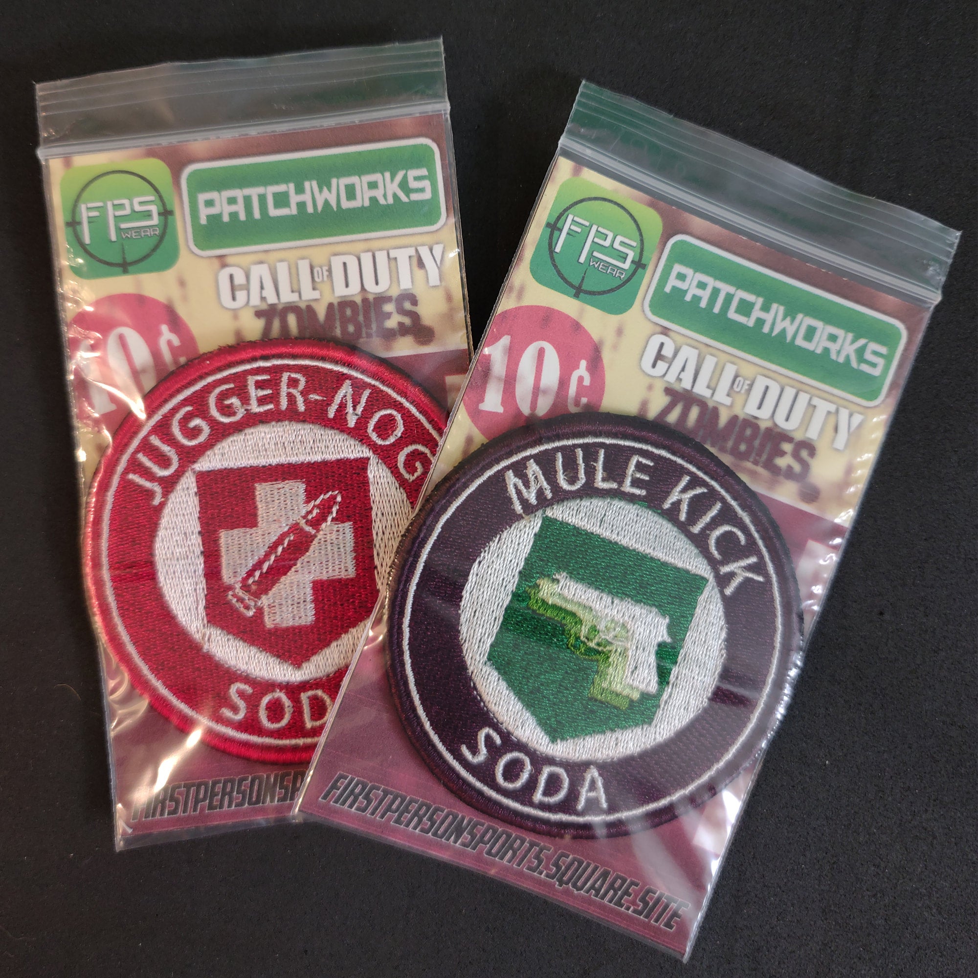 Fully embroidered Patches based on the Perks a Cola drinks from Call of ...